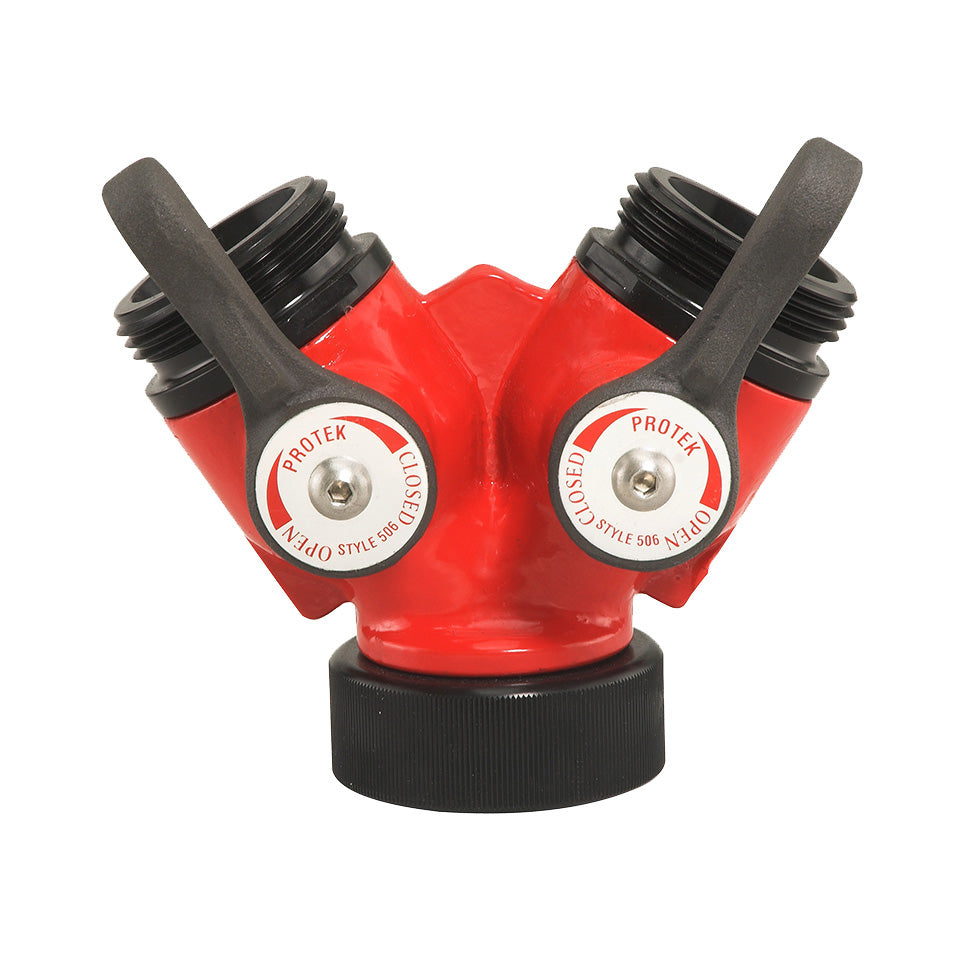 650615: Forestry Wye Valve (1) 1-1/2" Female Inlet x (2) 1-1/2" Male O ...